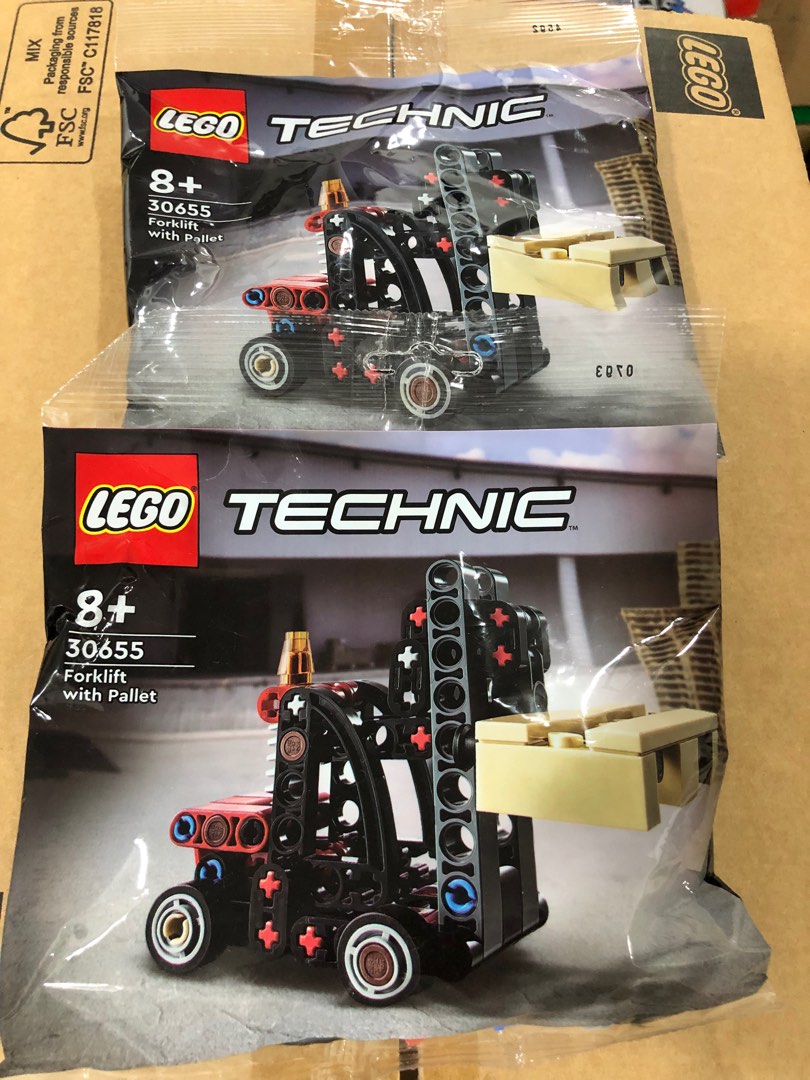 Lego 30655 Forklift with Pallet polybag, Hobbies & Toys, Toys & Games ...