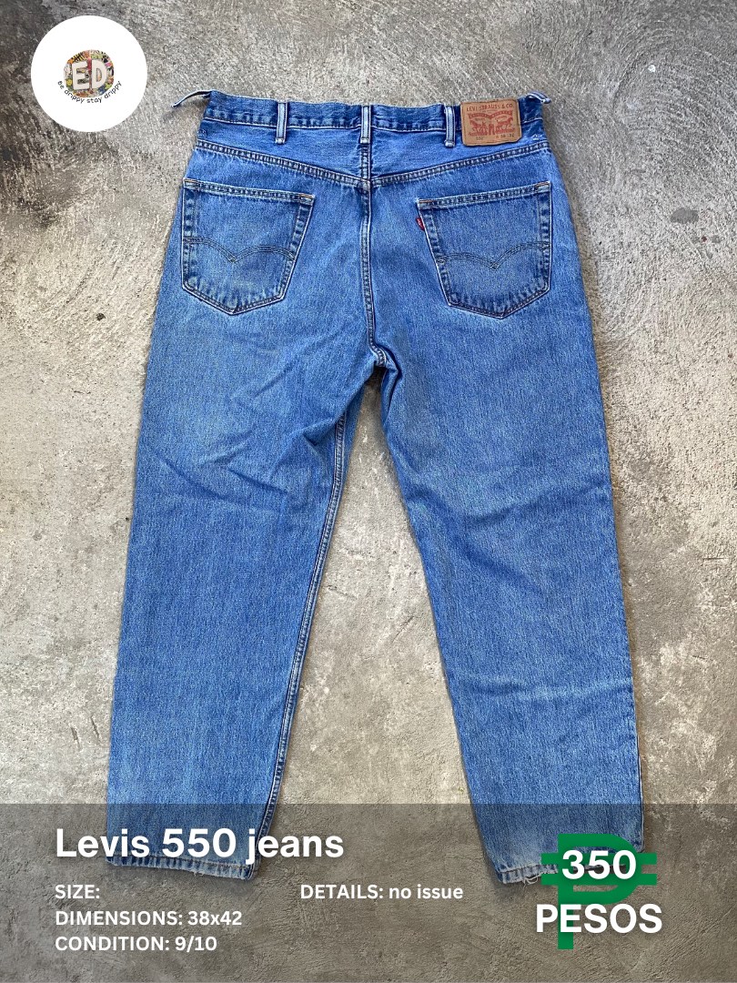 levis 550 jeans, Men's Fashion, Bottoms, Jeans on Carousell