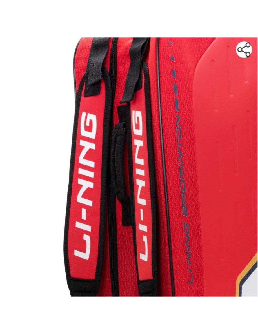 Li Ning badminton bag, Sports Equipment, Sports & Games, Racket & Ball ...