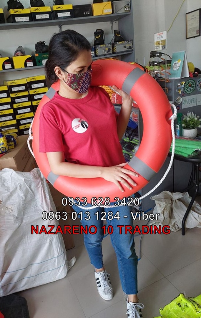 Life Ring Life Buoy 2.5 Kg Orange w/ Reflector Lifeguard, Commercial ...