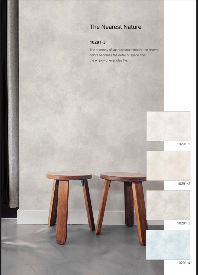 LIME WASH EFFECT WALLPAPER, Furniture & Home Living, Home Decor, Wall ...