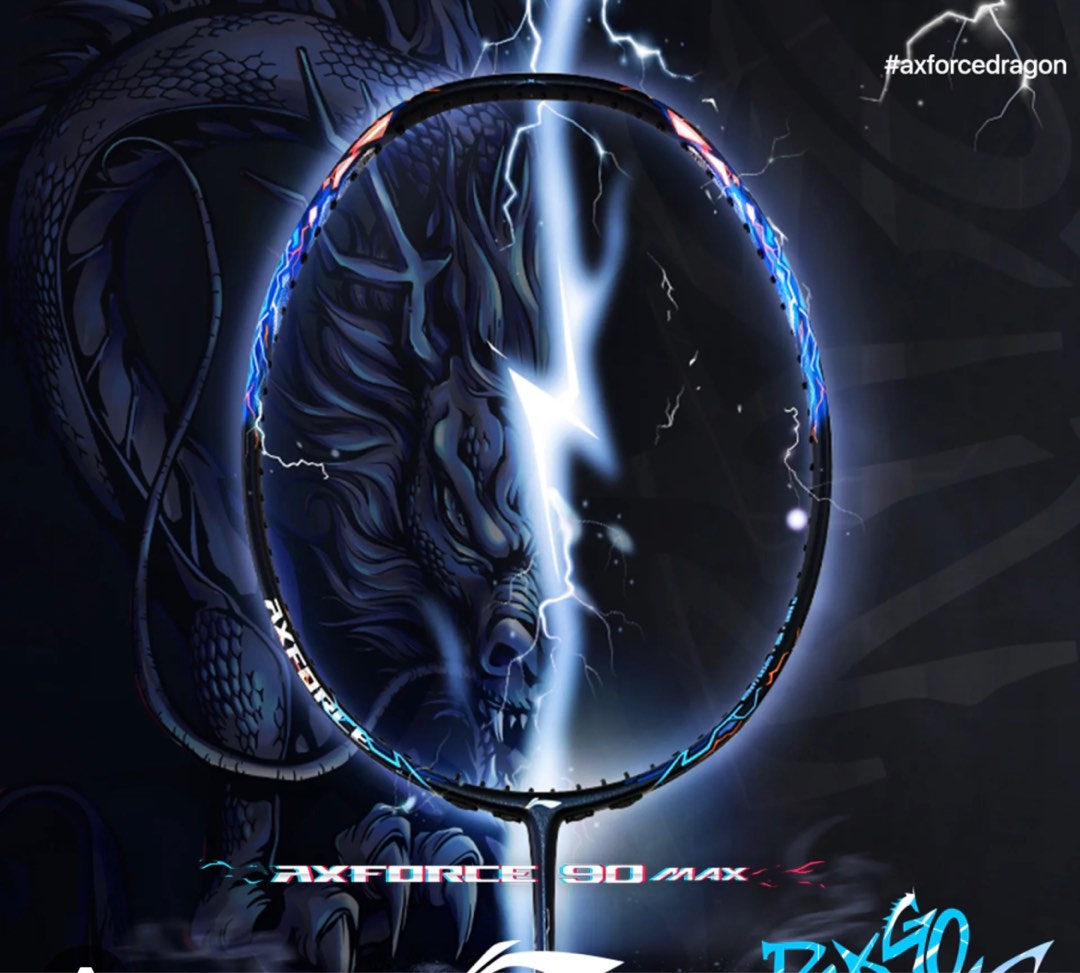 Lining Axforce 90 Dragon 3U, Sports Equipment, Sports & Games, Racket ...