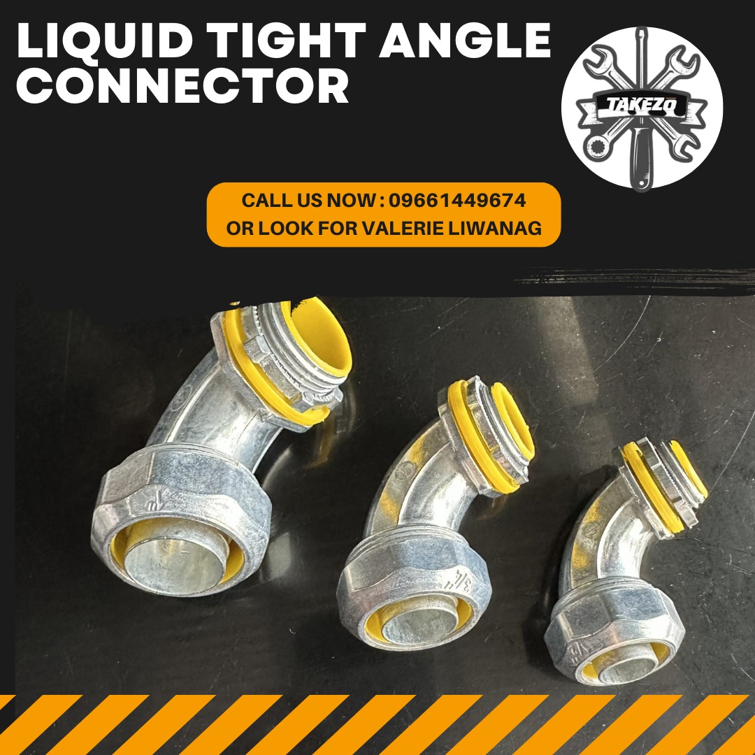 LIQUID TIGHT ANGLE CONNECTOR, Commercial & Industrial, Industrial Equipment on Carousell
