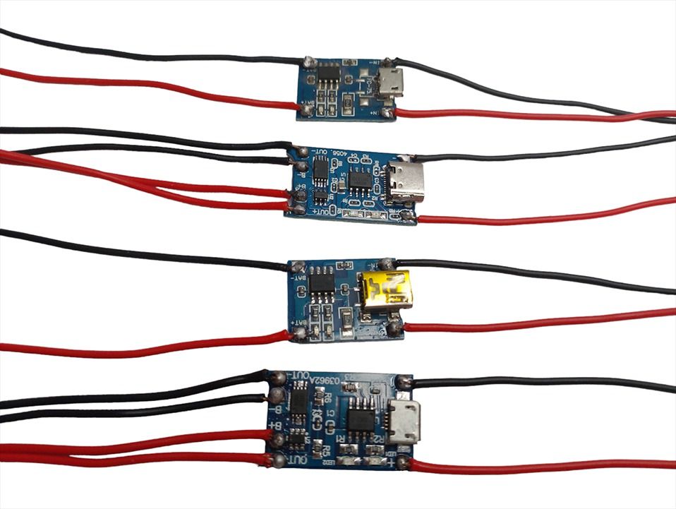 LITHIUM BATTERY CHARGING MODULE TP4056 1A with WIRE, BEST FOR BATTERY ...