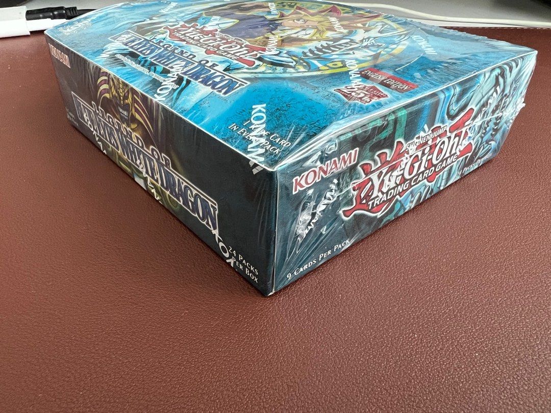 LOB Legend of Blue Eyes White Dragon booster box 25th anniversary Konami Yugioh yu-gi-oh ...
