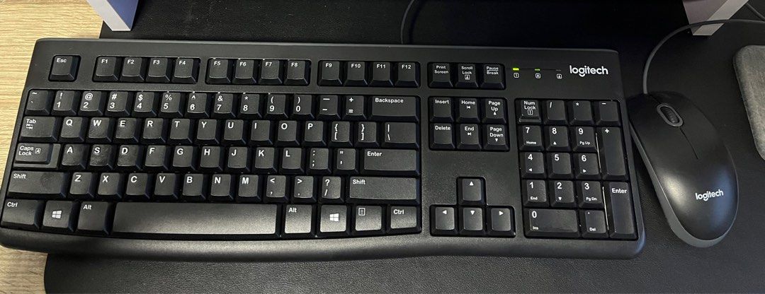 Logitech Keyboard Mouse Computers Tech Parts Accessories Computer Keyboard On Carousell