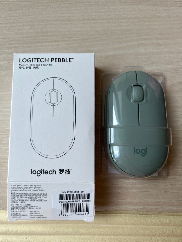 Logitech Pebble Wireless Mouse - Green, Computers & Tech, Parts ...