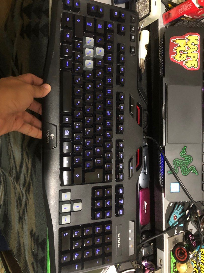 Logitech/Logicool jpn G105 multimedia keyboard on Carousell