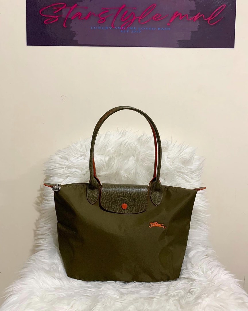 longchamp original medium long handle on Carousell