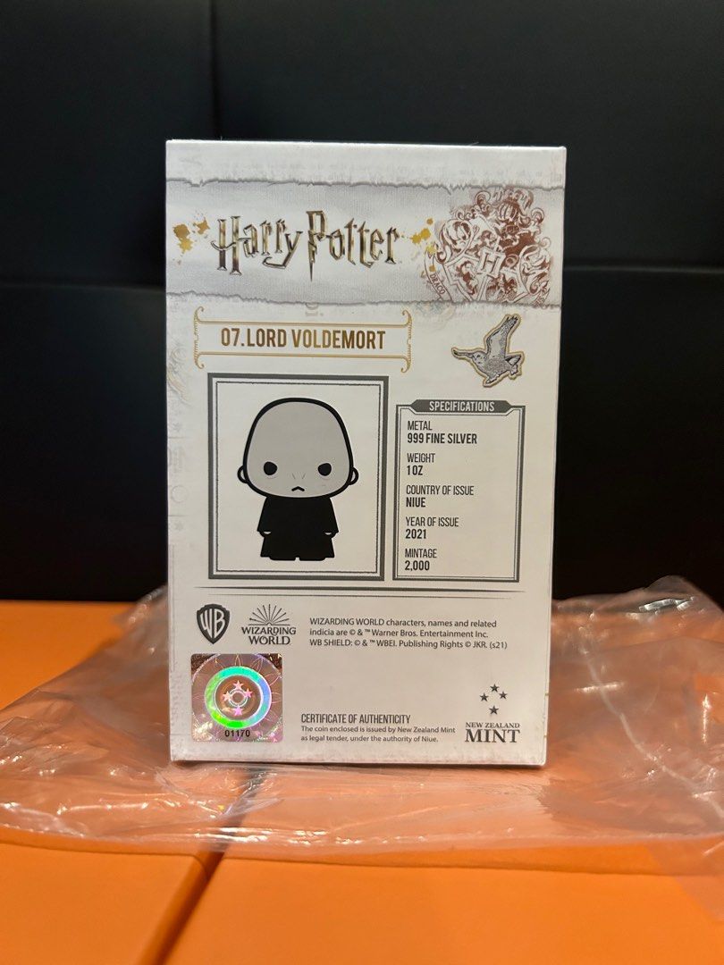 Lord Voldemort 1 Oz Silver Chibi Coin, Hobbies & Toys, Memorabilia ...