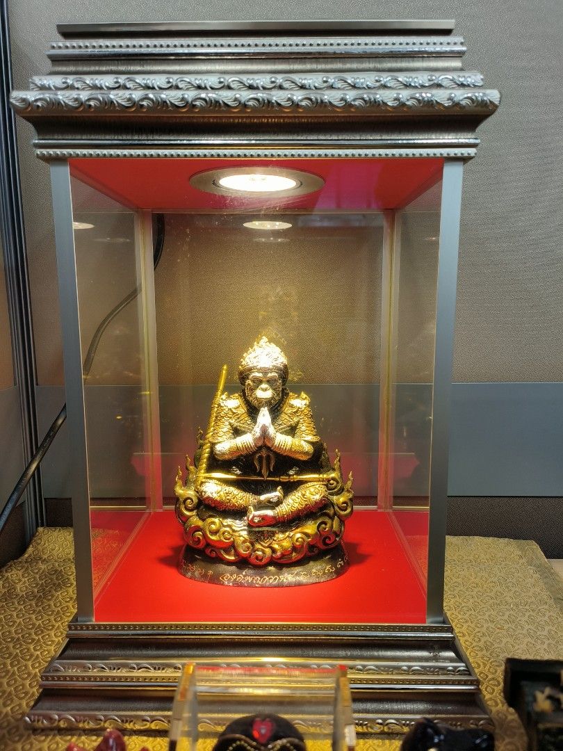 LP ANAN MONKEY GOD BUCHA THAI ORNAMENT HOUSING WITH LIGHT, Hobbies ...