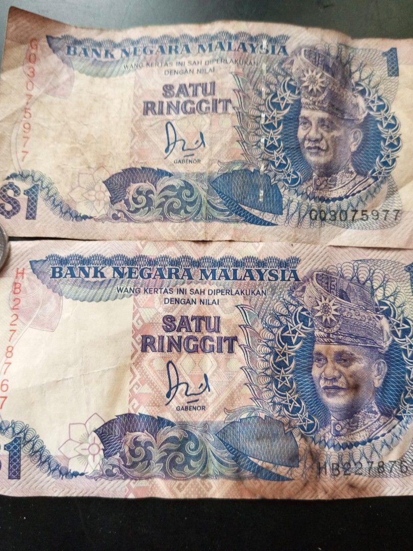 Malaysia RM 1 note, Hobbies & Toys, Collectibles & Memorabilia ...