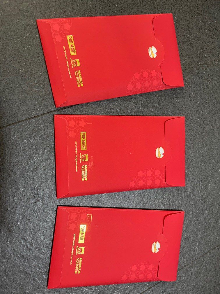 Marina square / pop mart red packets, Hobbies & Toys, Stationery ...