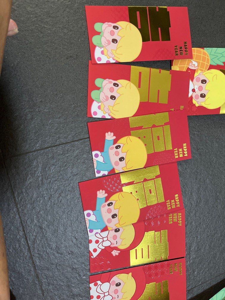 Marina square / pop mart red packets, Hobbies & Toys, Stationery ...