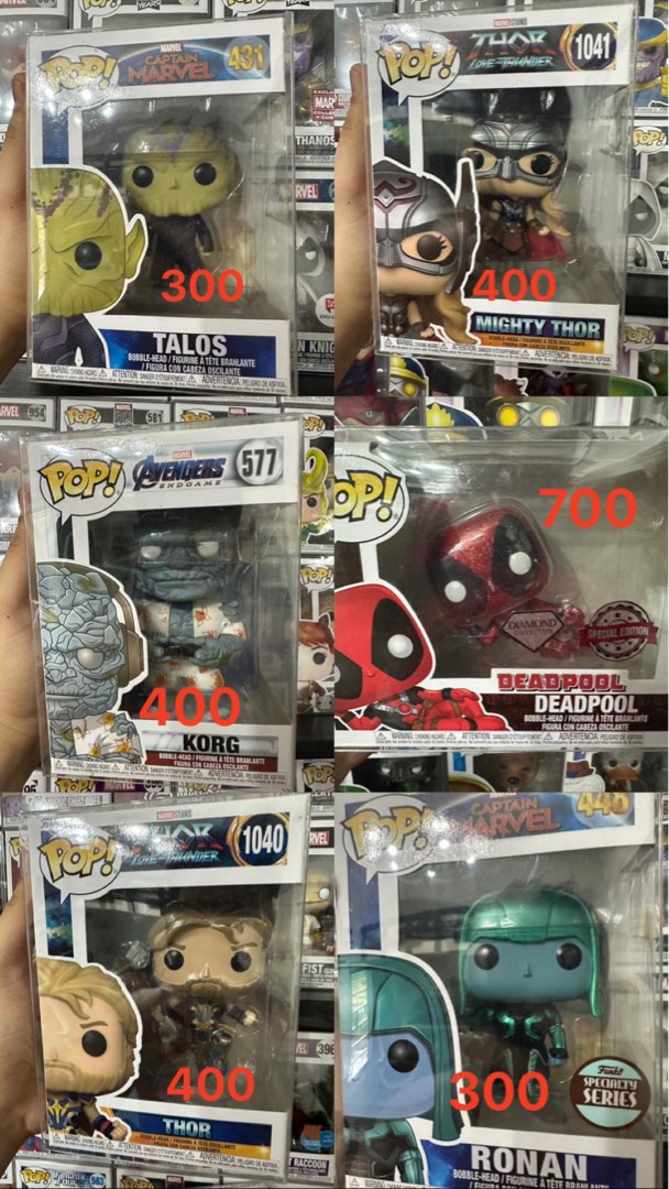 Marvel Funko Pops, Hobbies & Toys, Toys & Games on Carousell