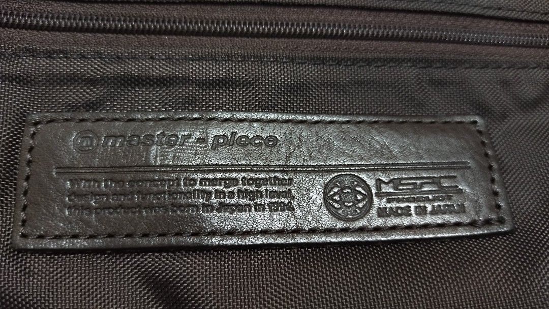 Masterpiece Japan Sling Bag Nylon+Genuine Leather, Men's Fashion, Bags ...