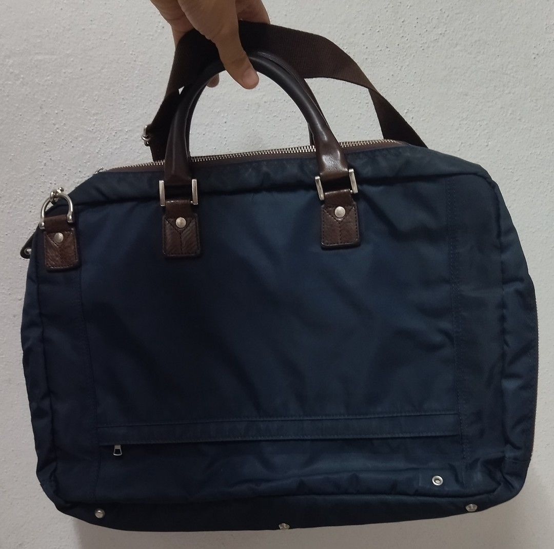 Masterpiece Japan Sling Bag Nylon+Genuine Leather, Men's Fashion, Bags ...