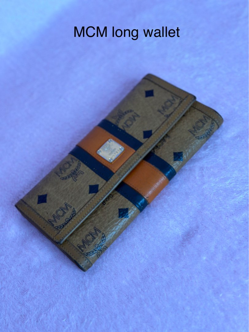 MCM trifold long wallet on Carousell