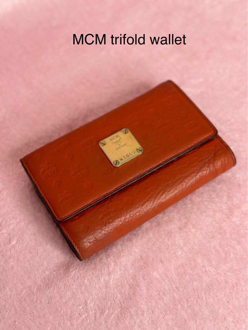 MCM trifold wallet, Luxury, Bags & Wallets on Carousell