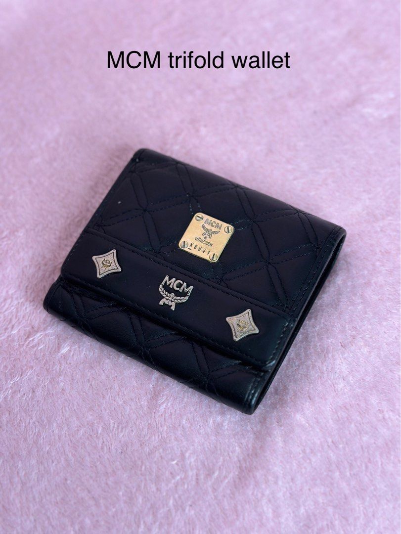 MCM trifold wallet, Luxury, Bags & Wallets on Carousell