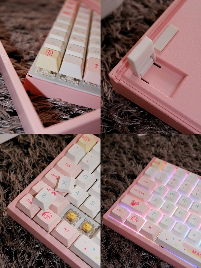MECHANICAL KEYBOARD (YUNZII YZ84 MACARON) on Carousell