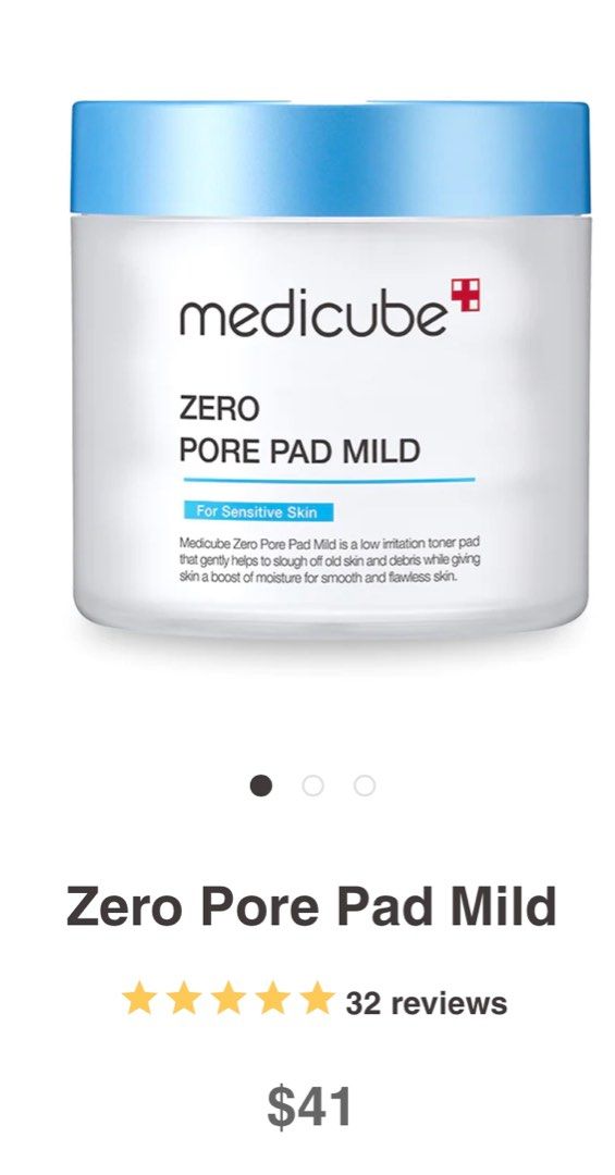 Medicube Zero Pore Pad (mild), Beauty & Personal Care, Face, Face Care ...