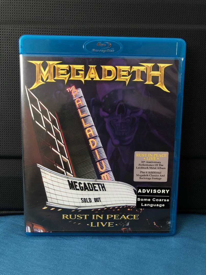MEGADETH - Rust In Peace Live (20th Anniversary Performance), Hobbies ...