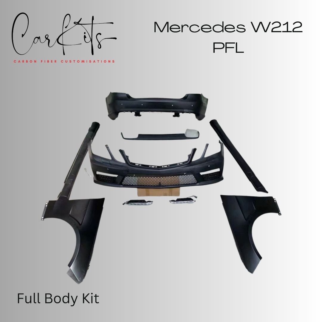 Mercedes Benz PFL W212/E200/E250 Full BodyKit Conversion to E63 , Car ...