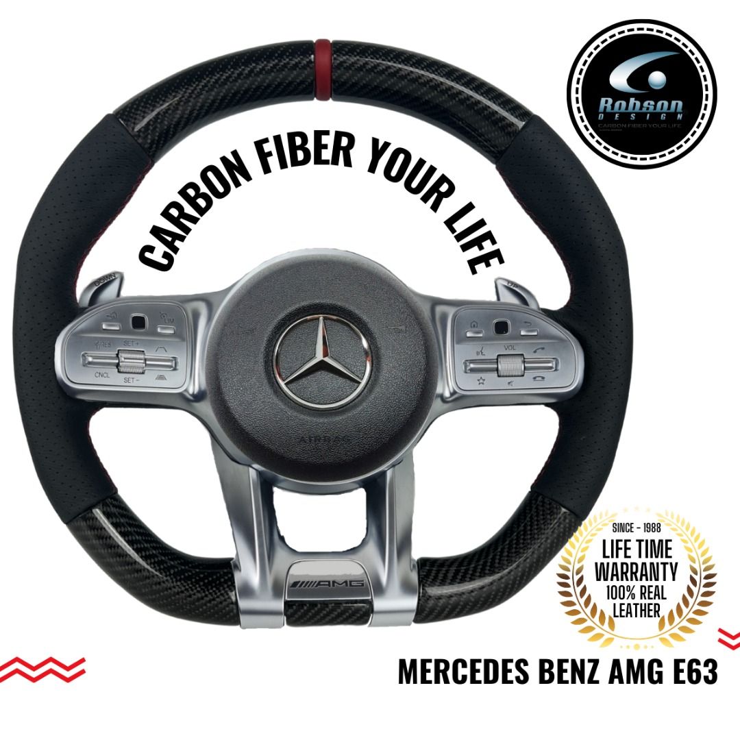 Mercedes Benz Carbon Fiber Steering Wheel Robson Design customized, Car ...