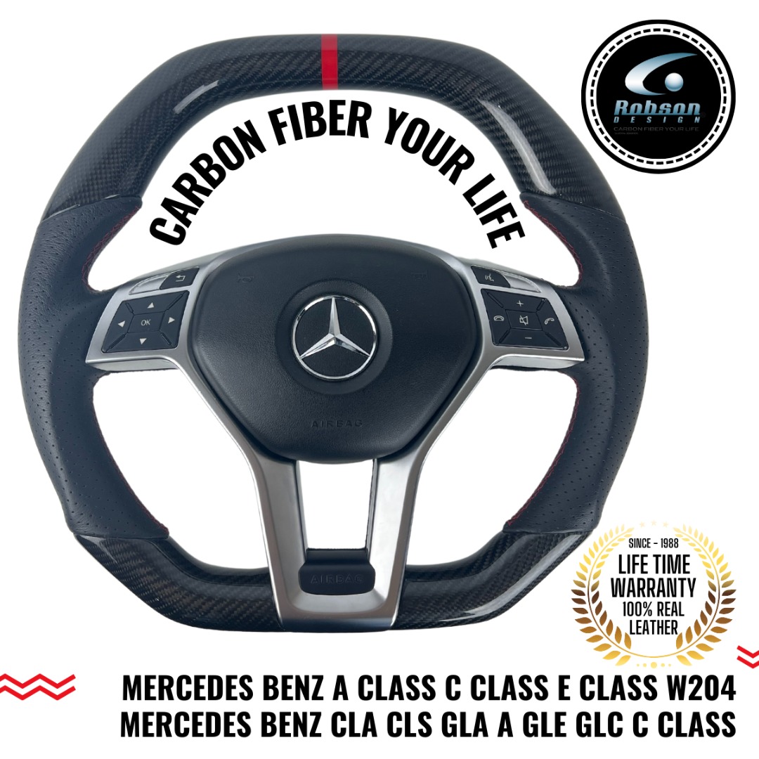 Mercedes Benz Carbon Fiber Steering Wheel Robson Design customized, Car ...