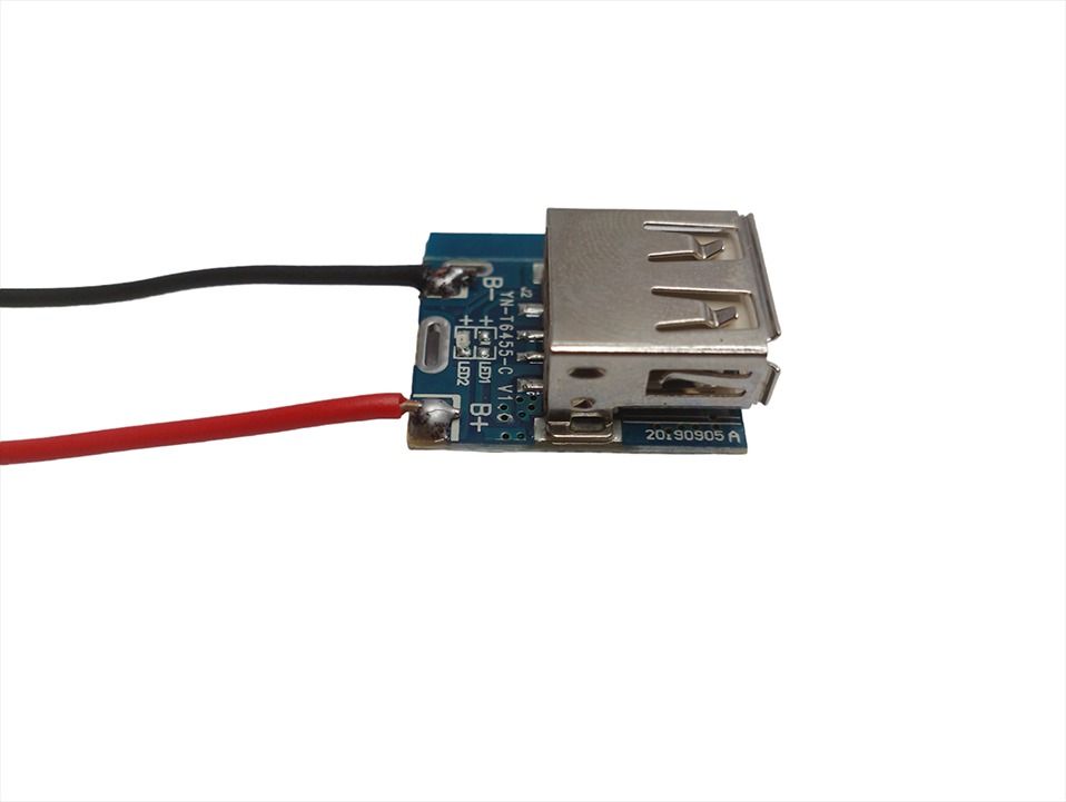 MICRO USB 5V 1A 134N3P with WIRE BOOST CONVERTER STEP-UP POWER MODULE ...