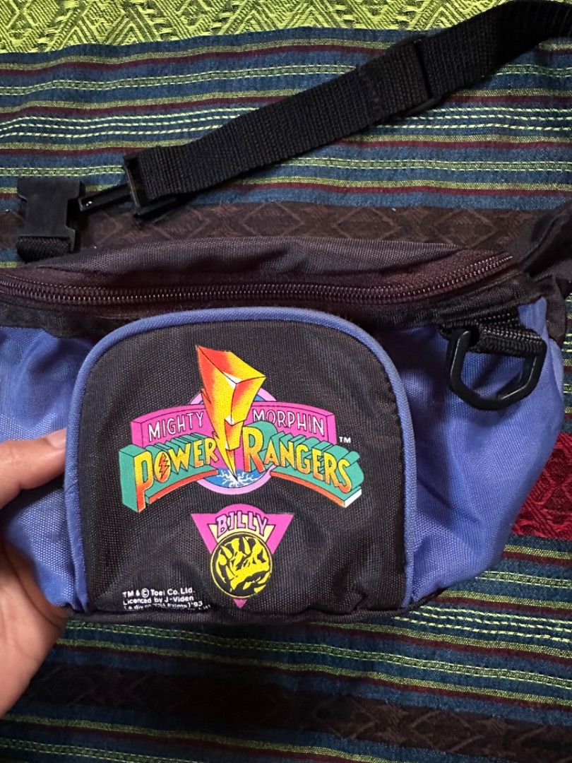 MIGHTY MORPHIN POWER RANGERS POUCH / bag, Hobbies & Toys, Collectibles ...