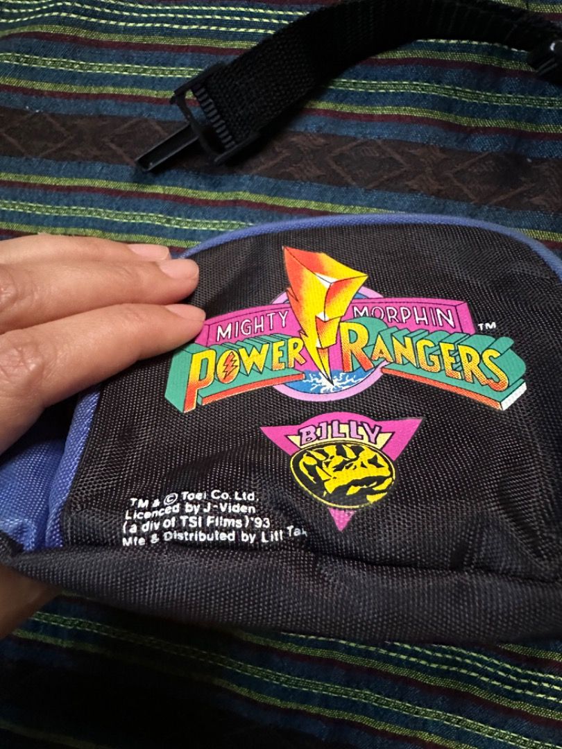 MIGHTY MORPHIN POWER RANGERS POUCH / bag, Hobbies & Toys, Collectibles ...
