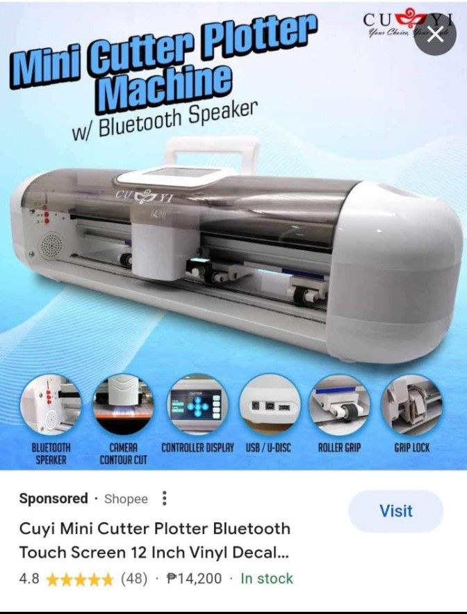 Mini cutter plotter machine, Computers & Tech, Office & Business ...