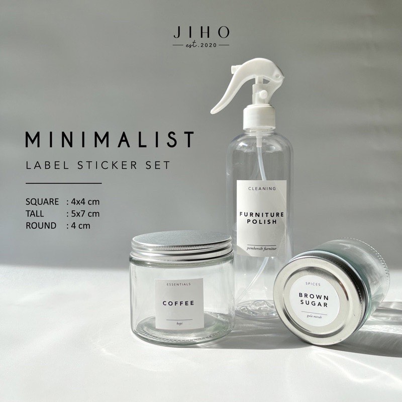 Minimalist Labels, Furniture & Home Living, Home Decor, Other Home ...