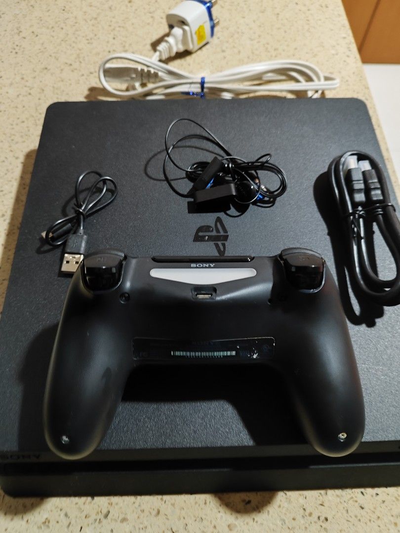 Modded PS4 Slim 1 TB (firmware 9.00) full set with 1 dualshock ...