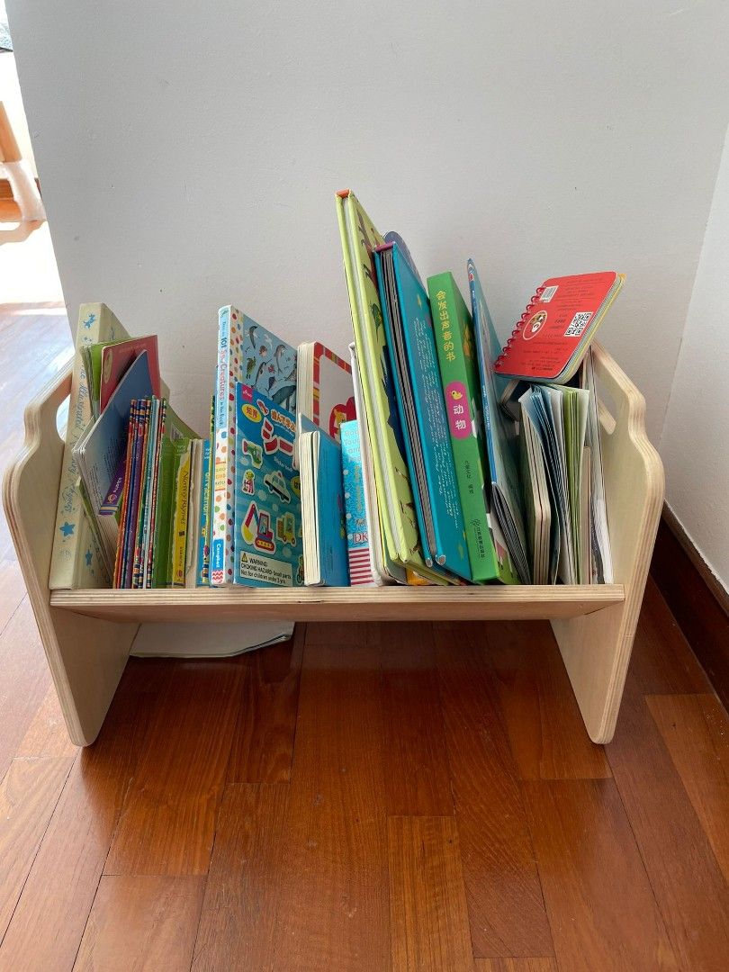 Montessori shelves, tagged together with book display case. Encourage ...