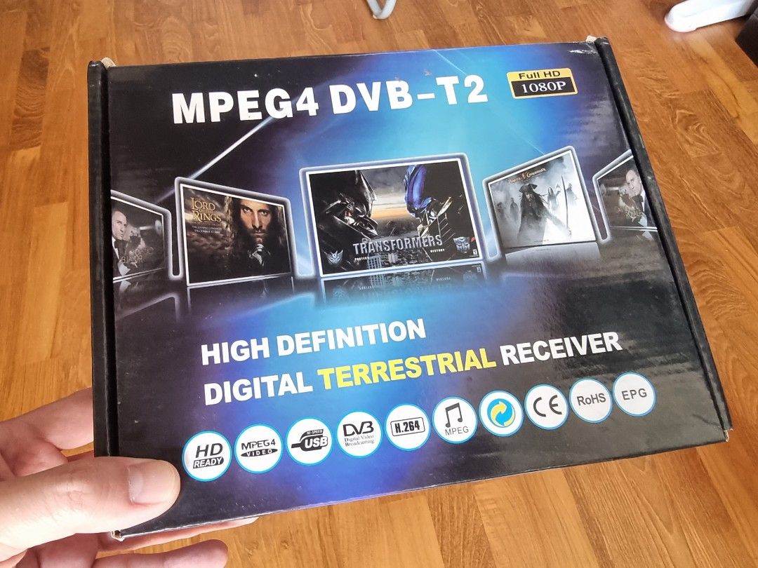 Mpeg4 DVB-T2 HD Terrestrial Receiver, TV & Home Appliances, TV ...