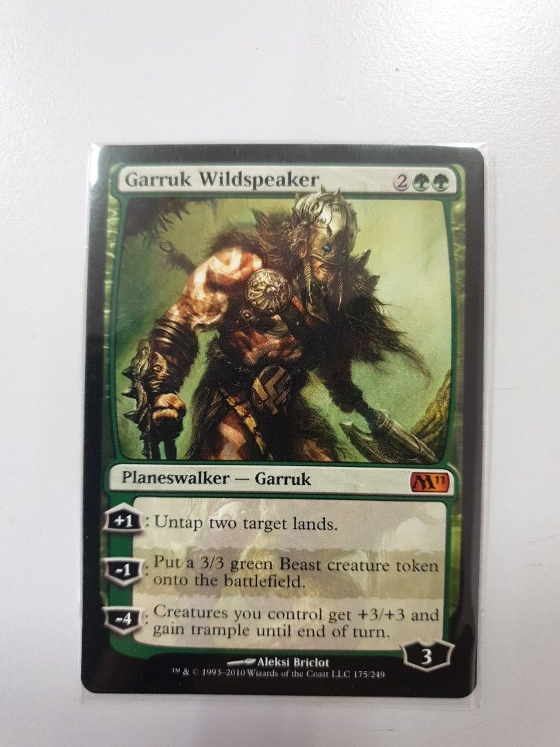 MTG - Garruk Wildspeaker, Hobbies & Toys, Toys & Games on Carousell