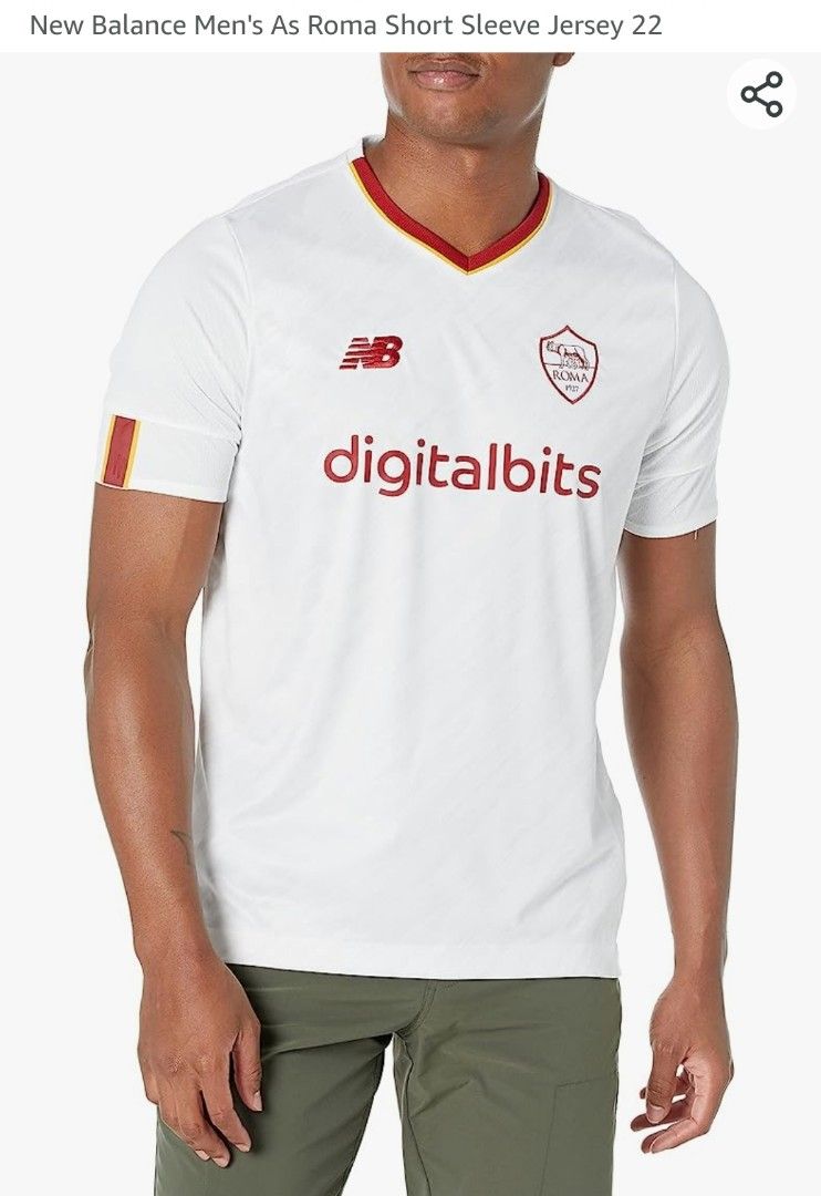 NEW BALANCE ROMA SS AWAY MATIC # 8 JERSEY, Men's Fashion, Activewear on ...