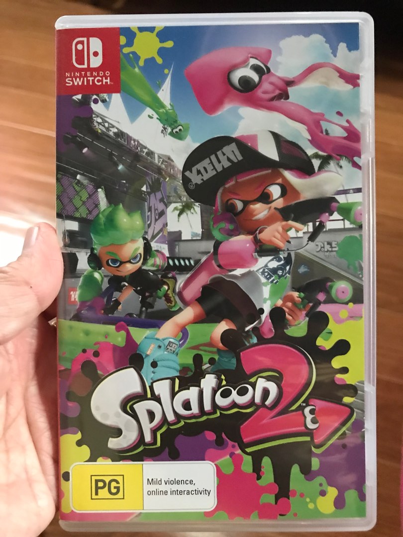 Nintendo Switch Splatoon 2 Cartridge, Video Gaming, Video Games ...