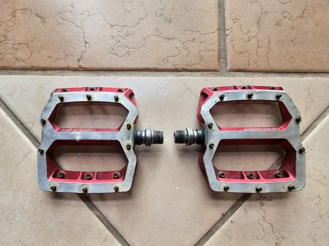 Nukeproof Horizon Pro Downhill Pedals (Red), Sports Equipment, Bicycles ...