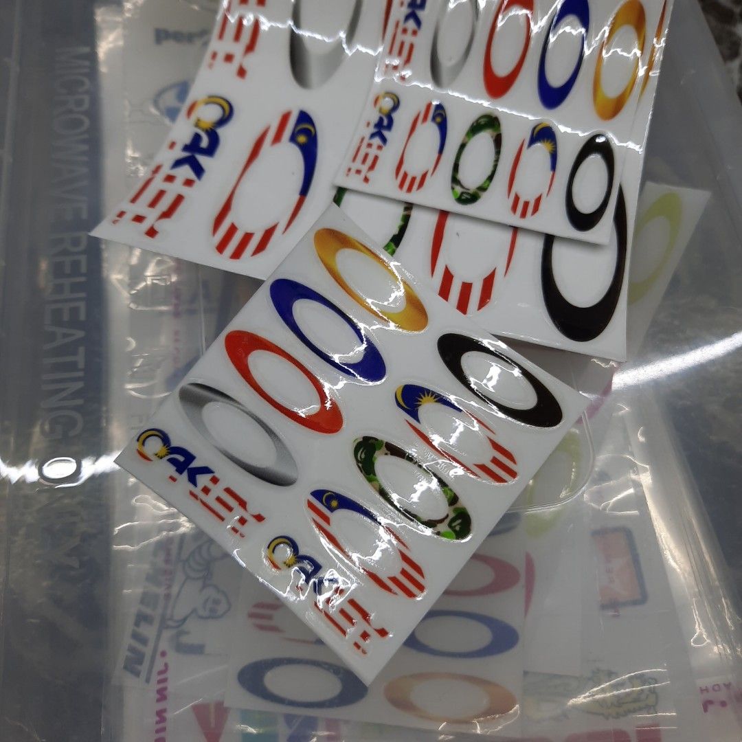 Oakley Uv print sticker helmet visor rm1, Everything Else, Others on ...