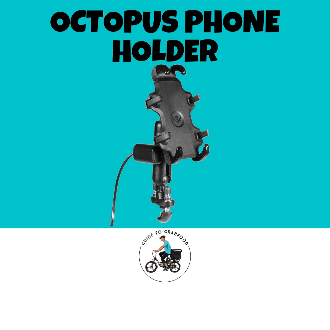Octopus Phone Holder Handlebar Mirror Mount, Motorcycles, Motorcycle ...