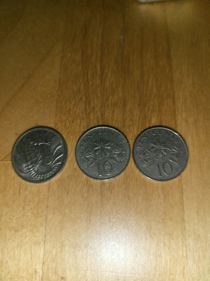 Old 10 cent Coins, Hobbies & Toys, Memorabilia & Collectibles, Currency ...