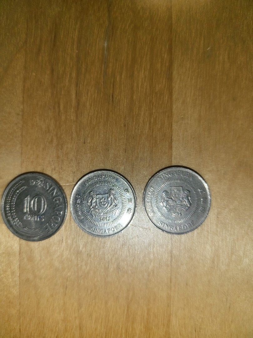 Old 10 cent Coins, Hobbies & Toys, Memorabilia & Collectibles, Currency ...