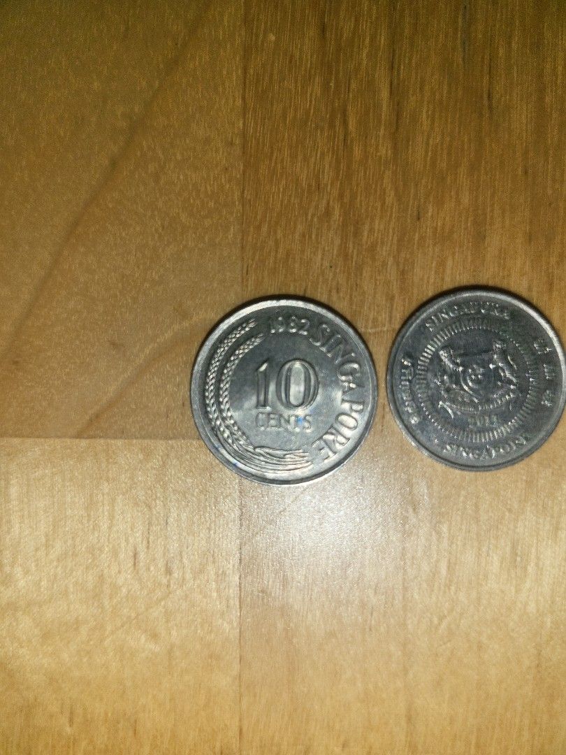 Old 10 cent Coins, Hobbies & Toys, Memorabilia & Collectibles, Currency ...