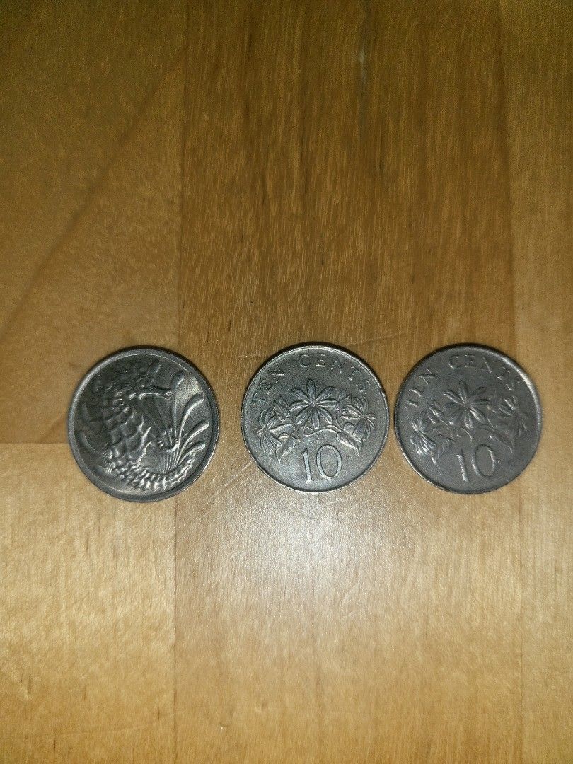 Old 10 cent Coins, Hobbies & Toys, Memorabilia & Collectibles, Currency ...