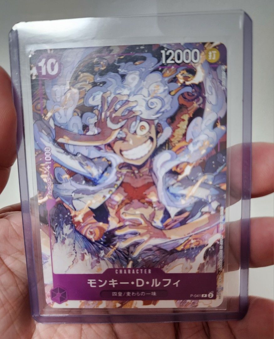 One Piece TCG - Gear 5 luffy promo card, Hobbies & Toys, Toys & Games ...