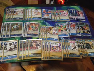 OPCG Blue Nami Deck with some spare cards One piece card game, Hobbies ...